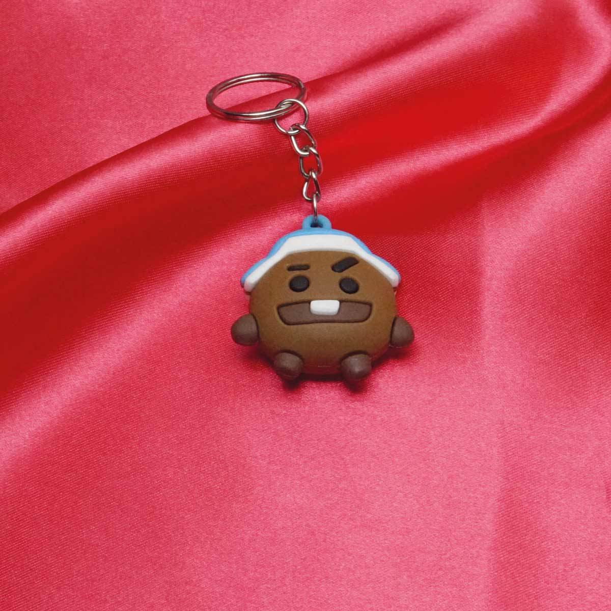 penhouse.in BTS Shooky Animal Design Rubber Keychain SKU 55026