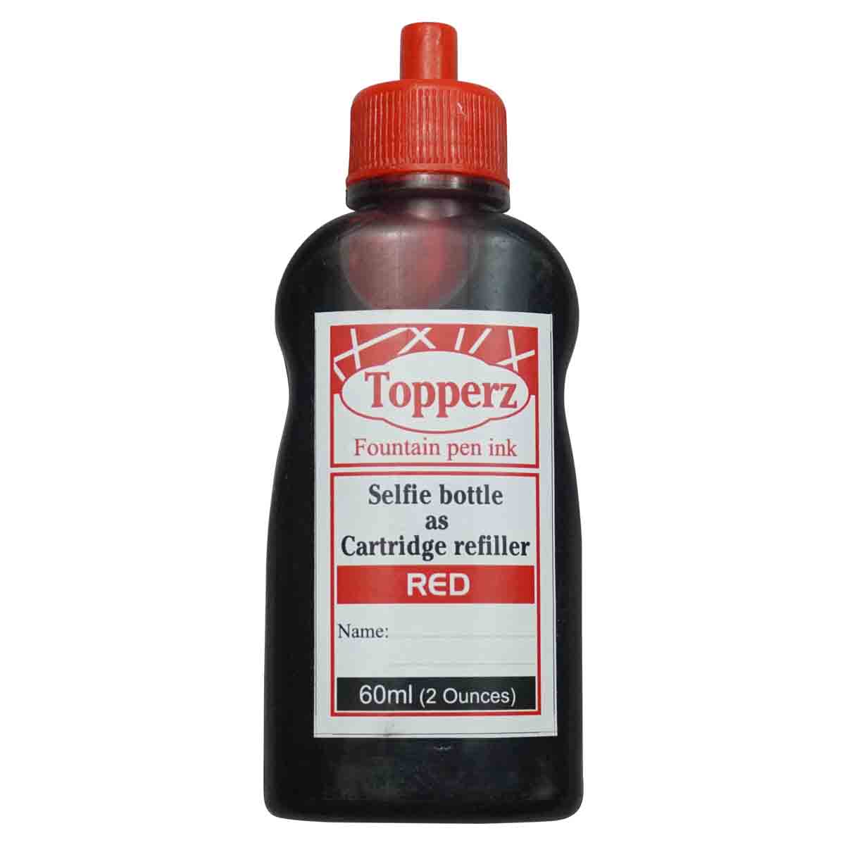Toppers Red Ink Bottle - 60 ml Model: 70084