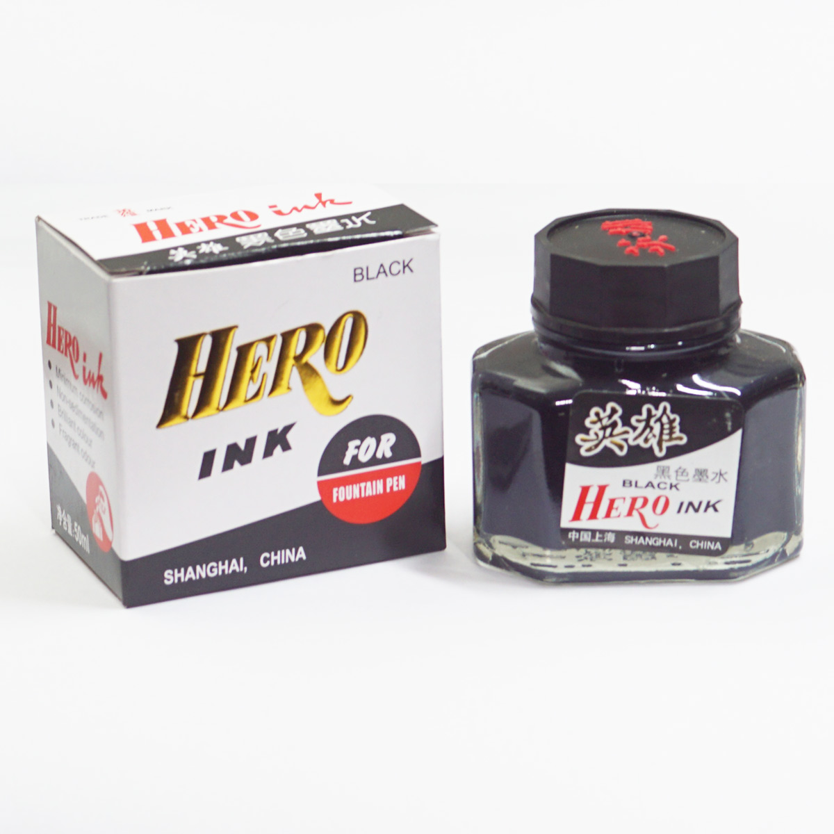 Hero No 64 50ml Black Color Ink Bottle SKU 70752