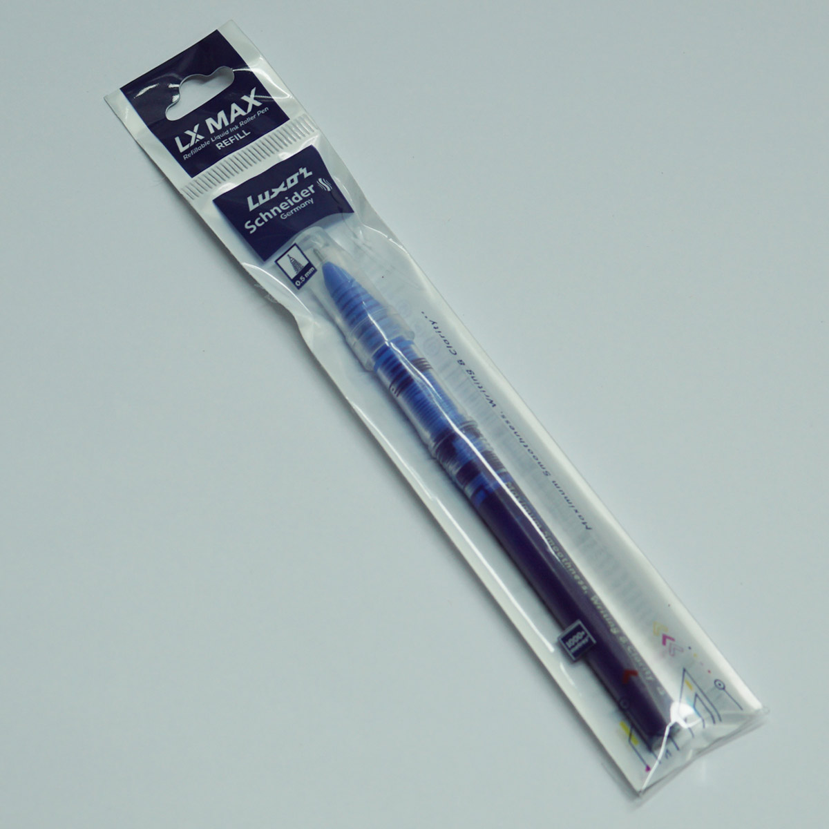 Schneider LX MAX Blue 0.5mm Roller Ball Refill SKU 71649