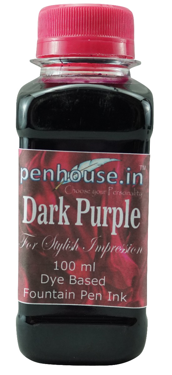 Penhouse Model No: 70062 - Dark Purple - Dye Based Fountain Pen Ink ...