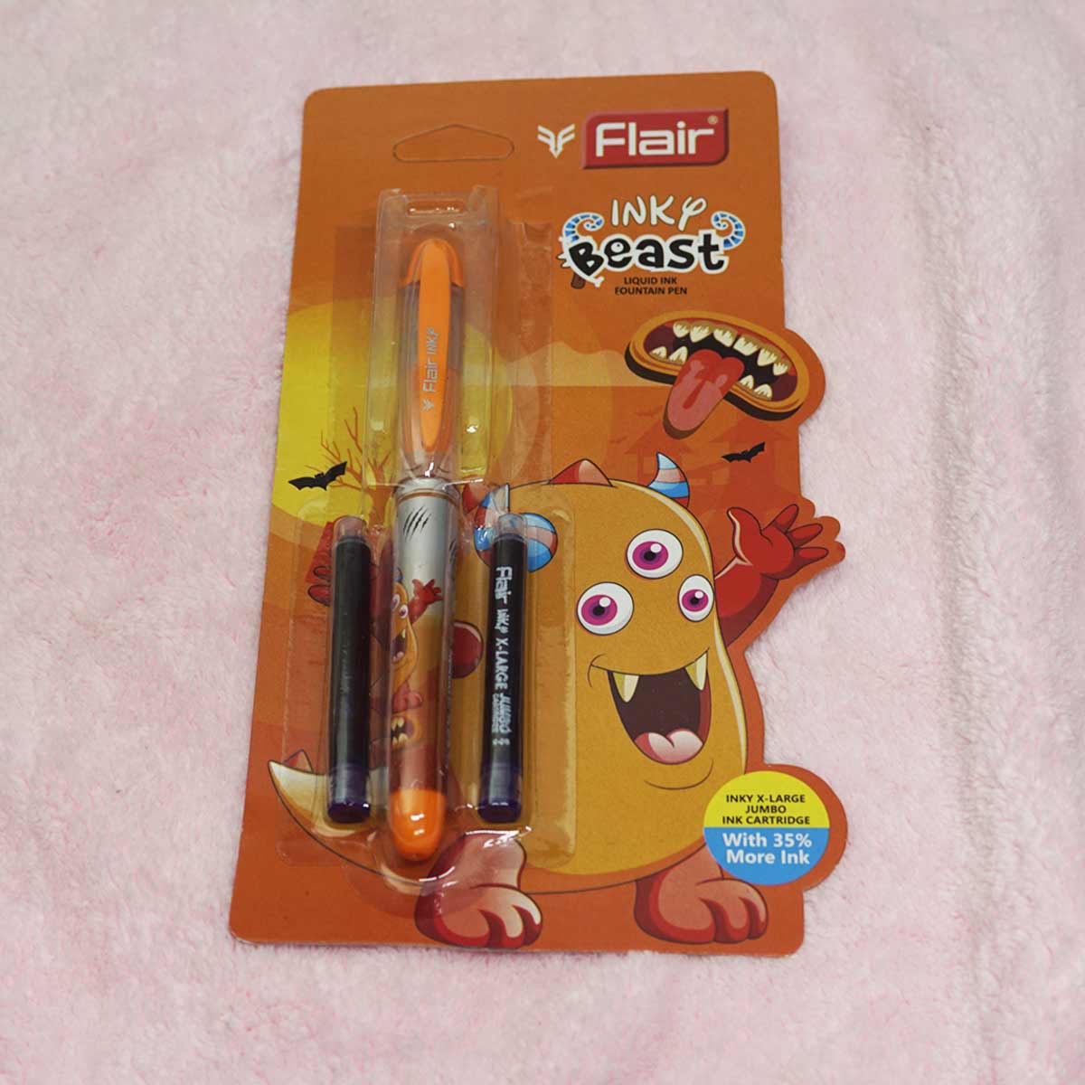 Flair Inky Beast Orange Color Body Designed With Fine Nib 2 Jumbo ...