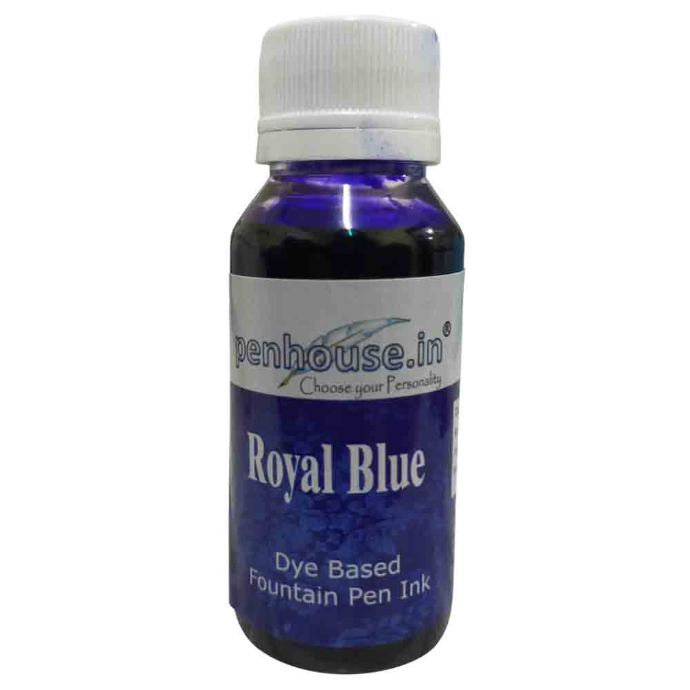 penhouse.in Royal Blue Color Water Resistant Fountain Pen Ink 60ml ...