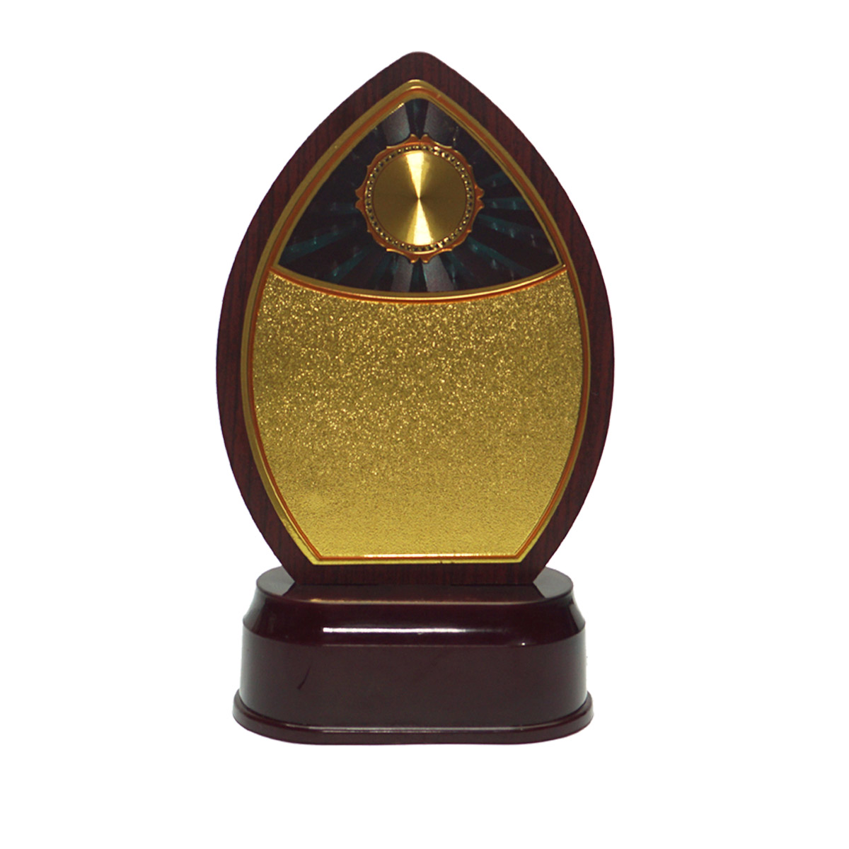 penhouse.in TP4532 Leaf Shape Ovel Wooden Trophy 8.5 Inch With ...