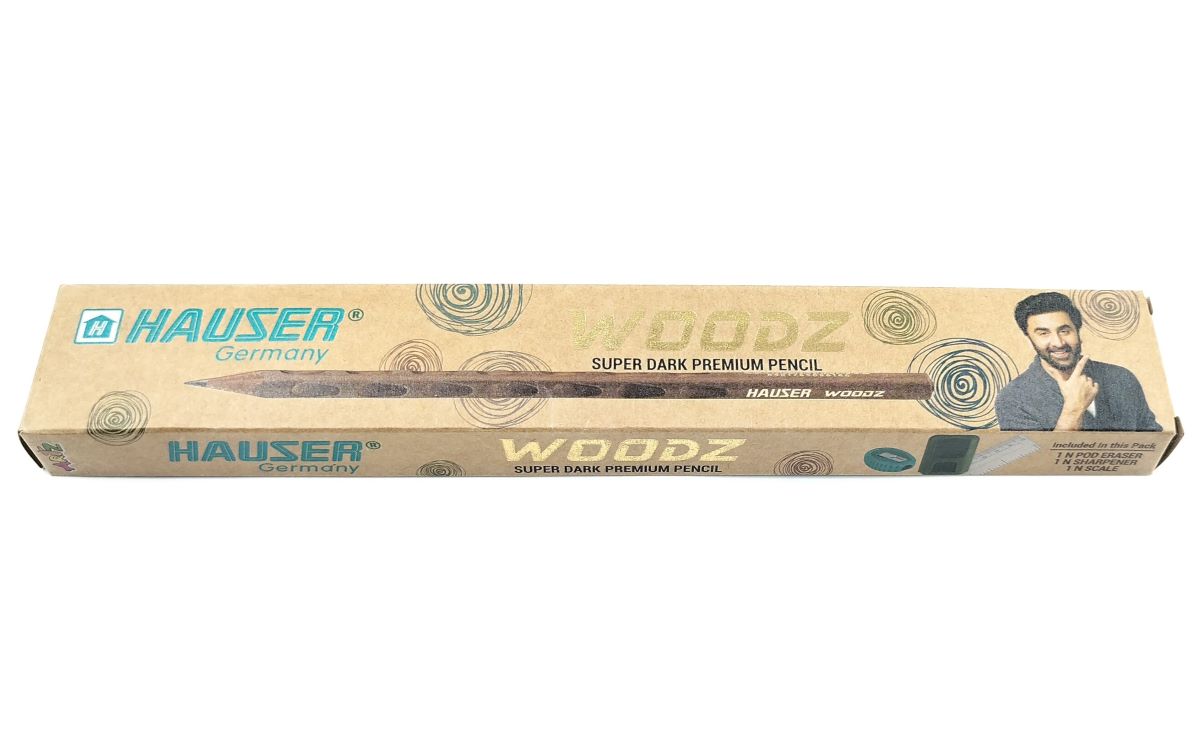 Hauser Woodz Super Dark Premium Pencil Box Included In this pack Pod ...